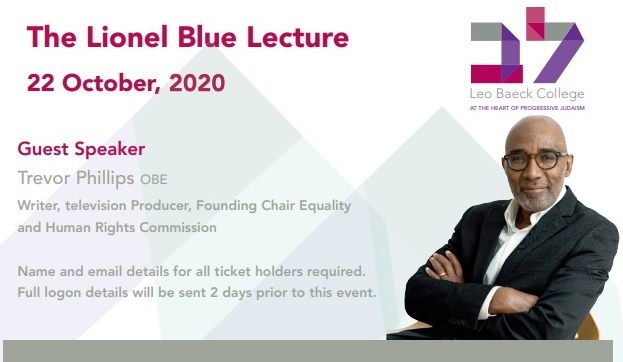 Lionel Blue lecture by Trevor Phillips OBE on October 20, 2020